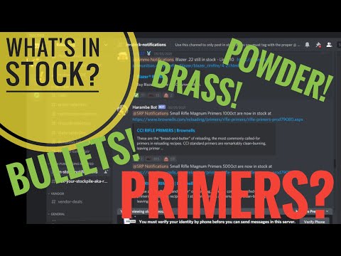 What Components Are In Stock? - May 1st-9th - TONS Of Powder! Projectiles For All! Primers? LOLNOPE
