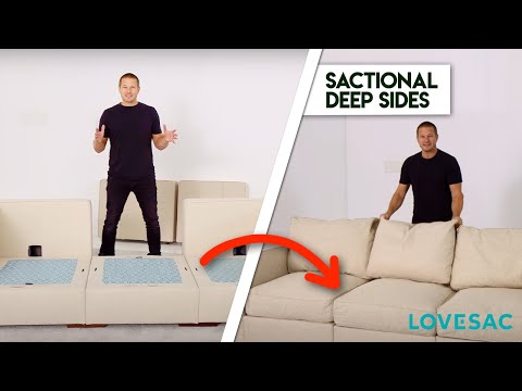 Deep Sides Configuration for Sactionals w/ Shawn Nelson | Product How-To Series w/ Lovesac CEO