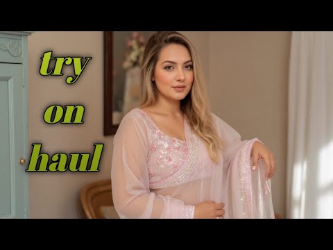 [4K] New Transparent Dresses From Shein | See-Through Try On Haul Good Style 👗😍