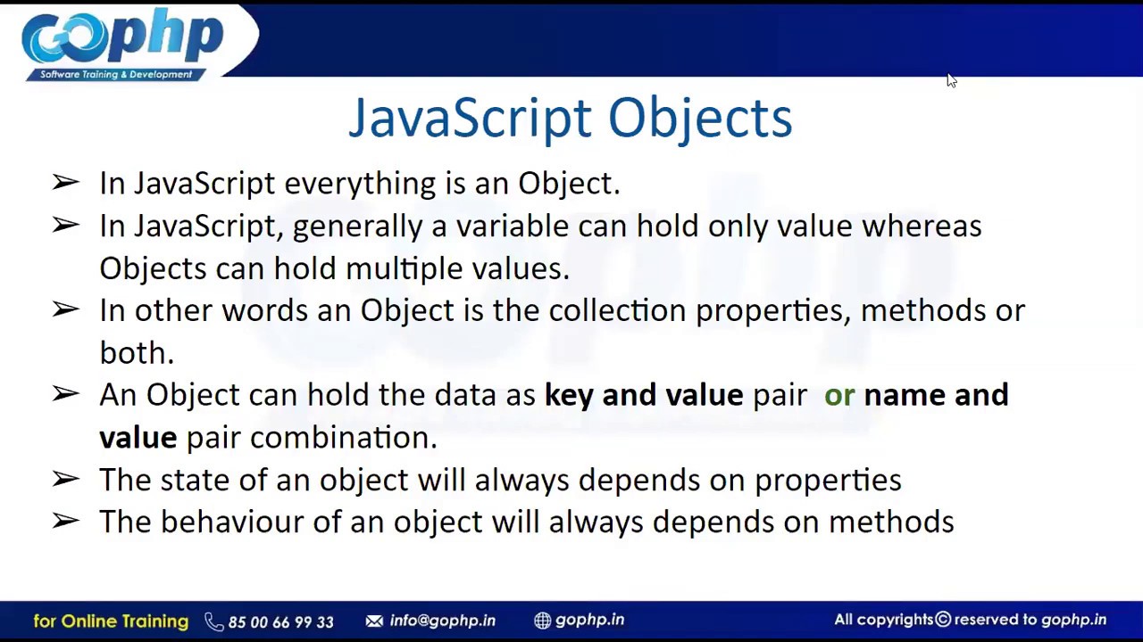 14 - JavaScript Objects | Creating Objects in JavaScript