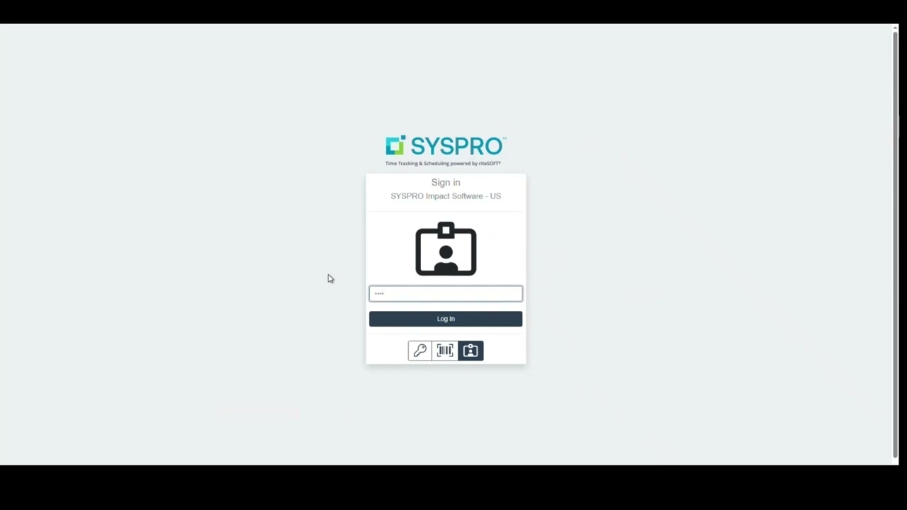 Syspro TimeTrack