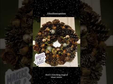 Made a nature inspired wreath….