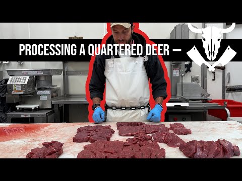Processing Quartered Deer | Bingham's Custom Meats