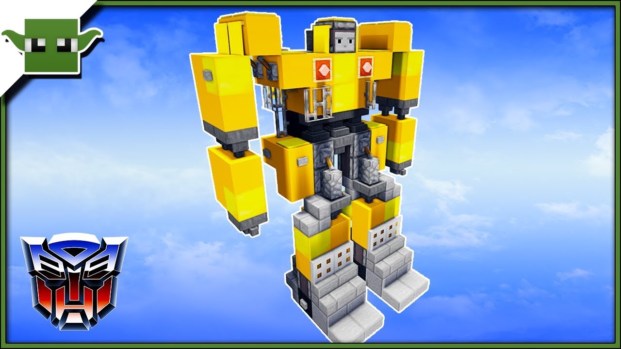 Minecraft: BumbleBee Transformers 2018 Tutorial - マイクラビルダーズ