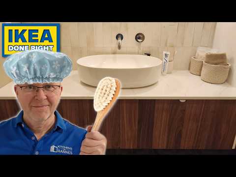 I Used IKEA KITCHEN Cabinets in my BATHROOM?!