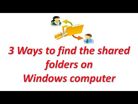 3 Ways to find the shared folders on Windows computer || Shared Folder || #Windows