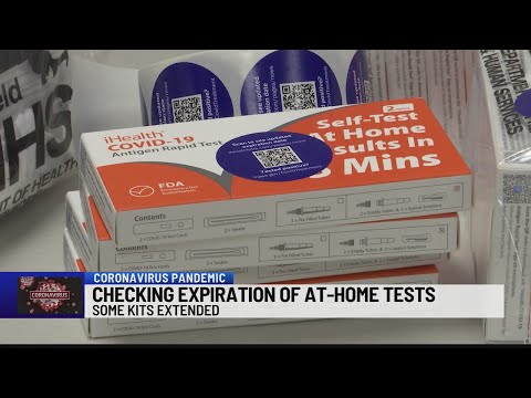 Checking expiration of at-home COVID tests