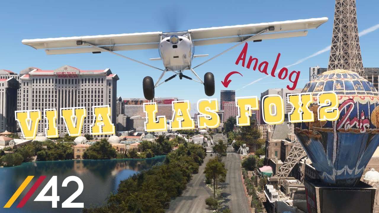 Parallel 42's Fox2 Analog flight over Las Vegas - Videos & Streams ...