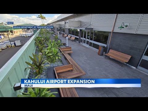 Kahului Airport unveils new passenger waiting area