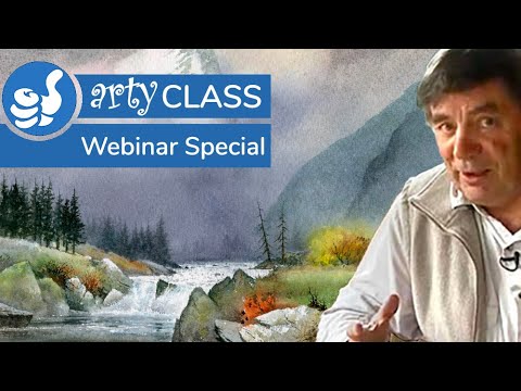 Mountain Streams (David Bellamy Watercolour)
