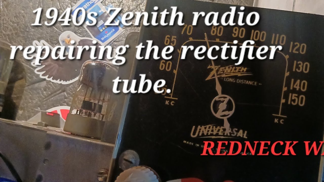 1940s Zenith is  powering up with a new rectifier tube and 1LA6.