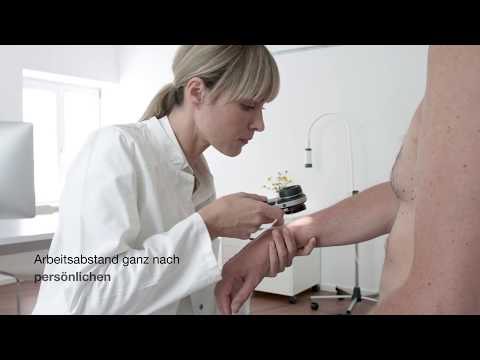 HEINE DELTAone Dermatoskop — Handhabung