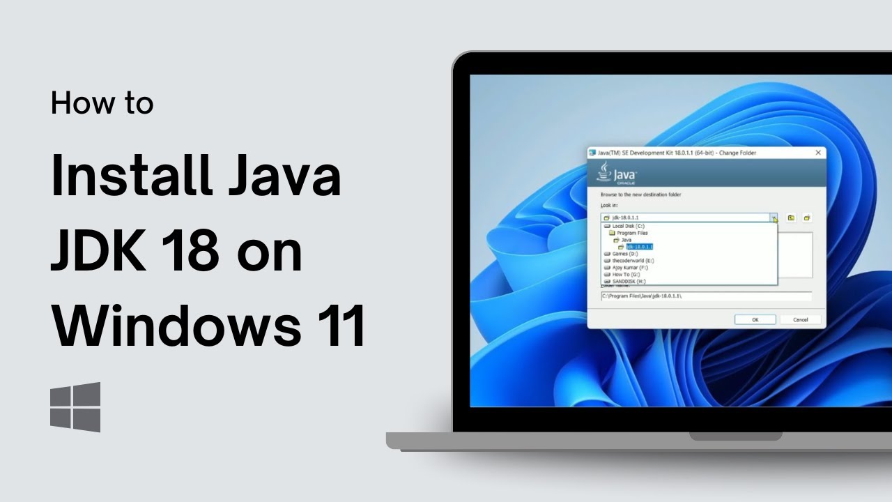 How to Install Java JDK 18 on Windows 11