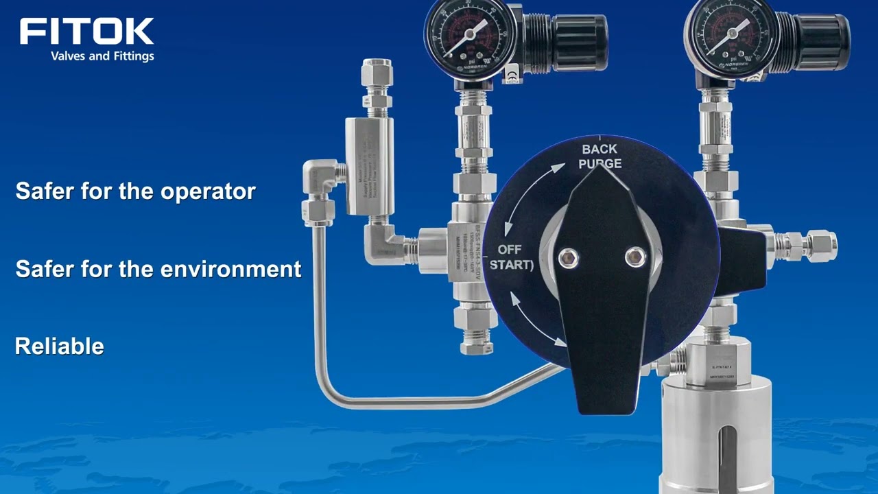 FITOK Sampling Systems with Position Switch