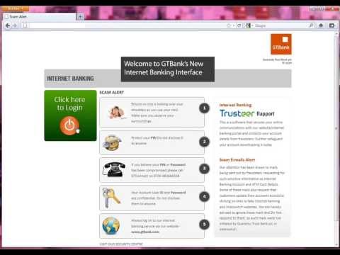 GTBank Internet Banking Demo