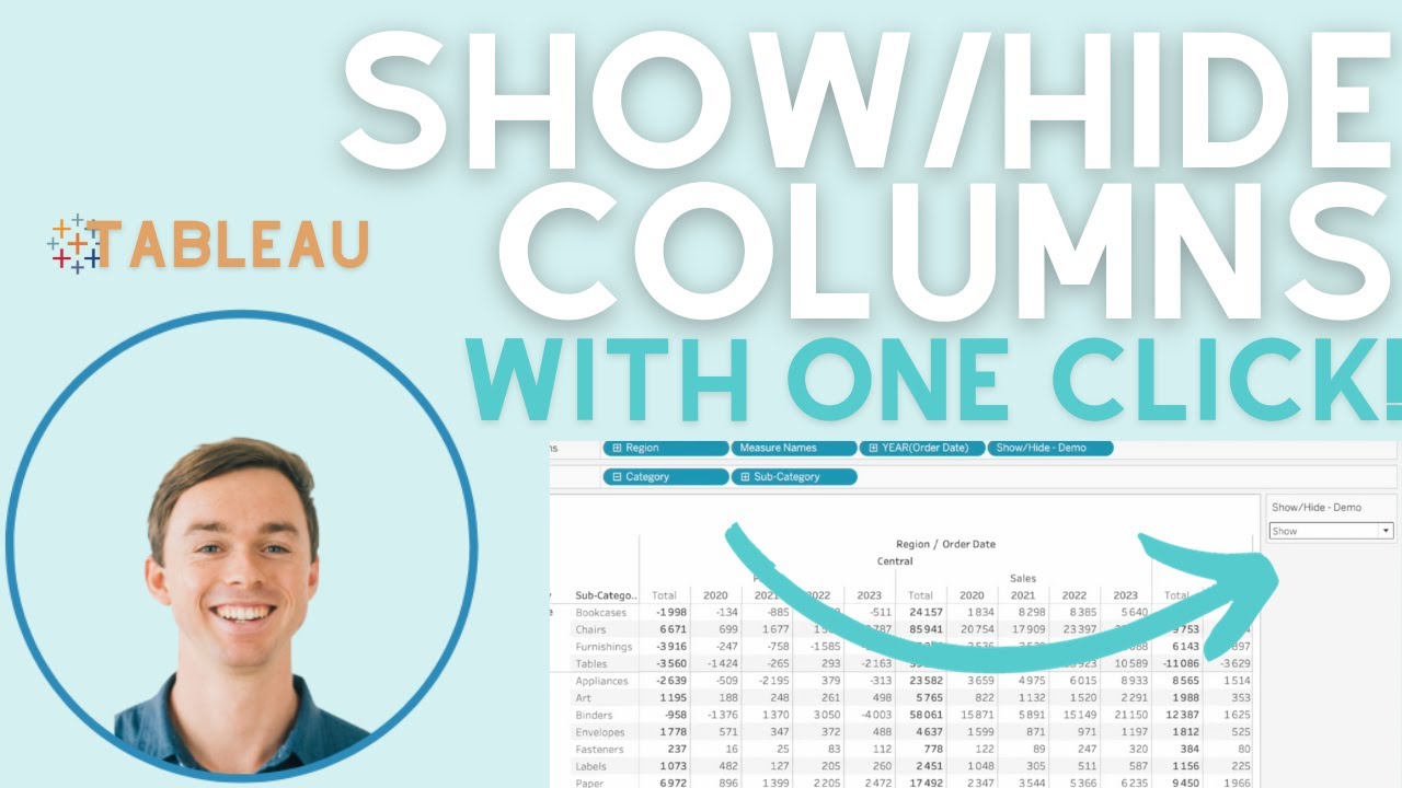 Show/Hide Columns in Tableau with a Parameter!