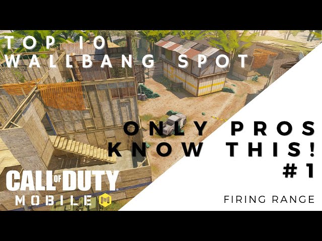 COD Mobile: Top 5 wallbang spots in Firing Range for Ranked