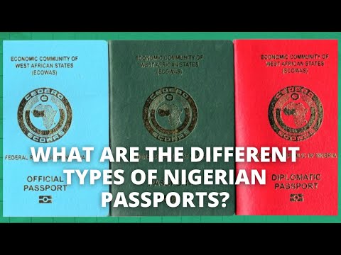 What Are The Different Types of Nigerian Passports?