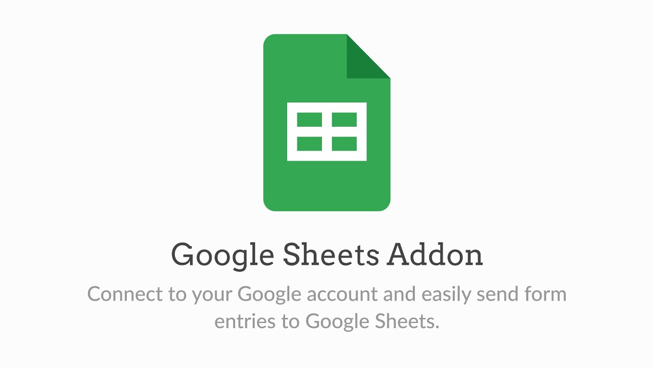 Google Sheets Addon by WPForms