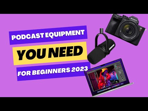 Podcast Equipment You NEED For BEGINNERS 2023