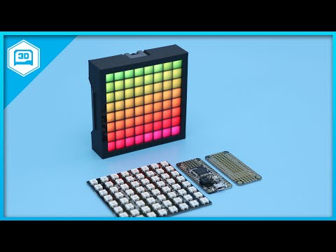 NeoMatrix Square LED Pixel Display by adafruit - Thingiverse
