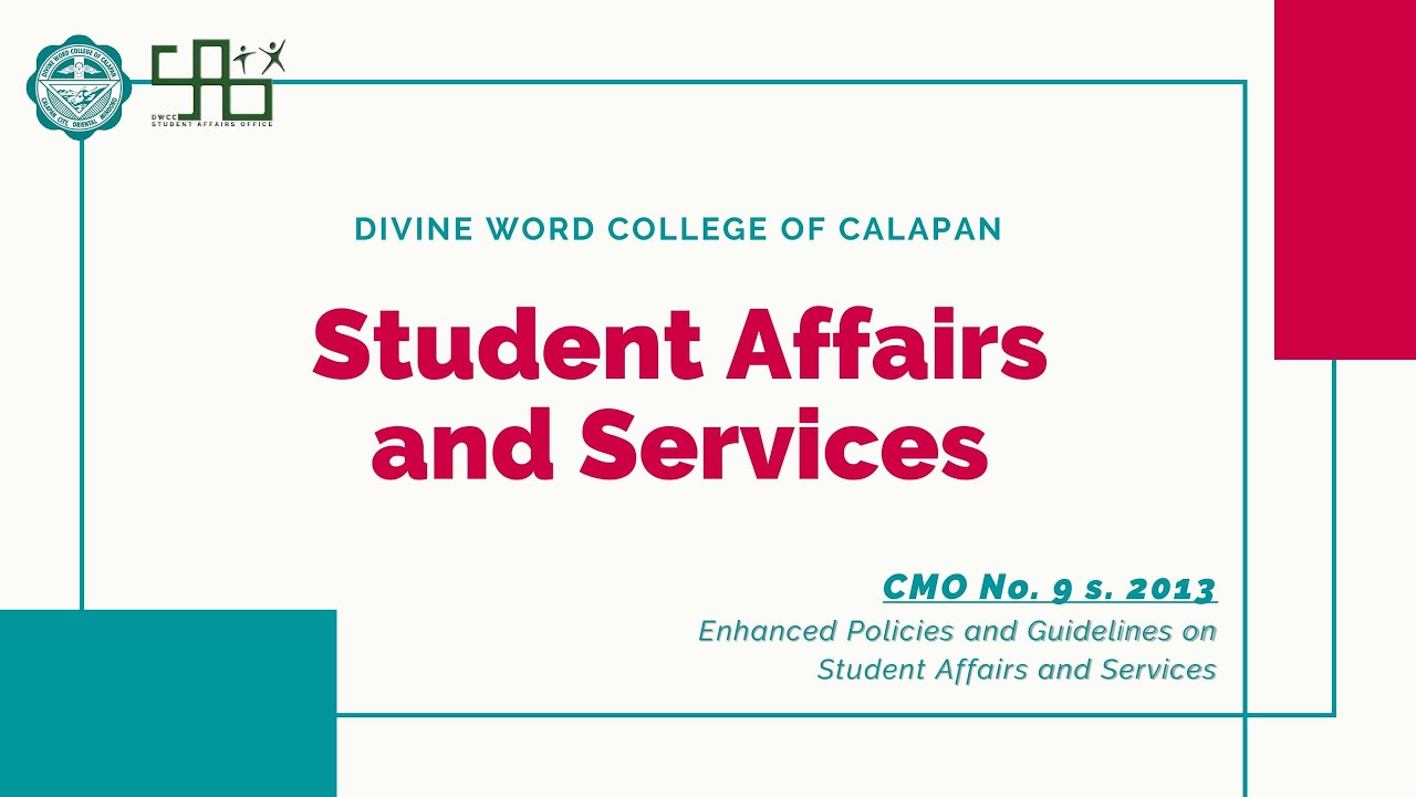 DWCC Student Affairs and Services