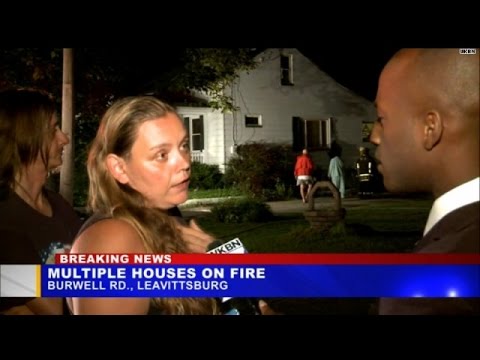 Viral video: Woman gives bizarre motive for arsonist