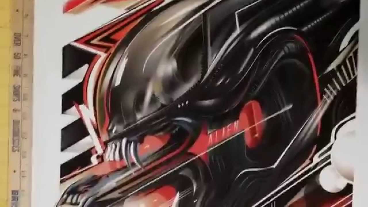 Alien 35:RAGE 18x24 LE