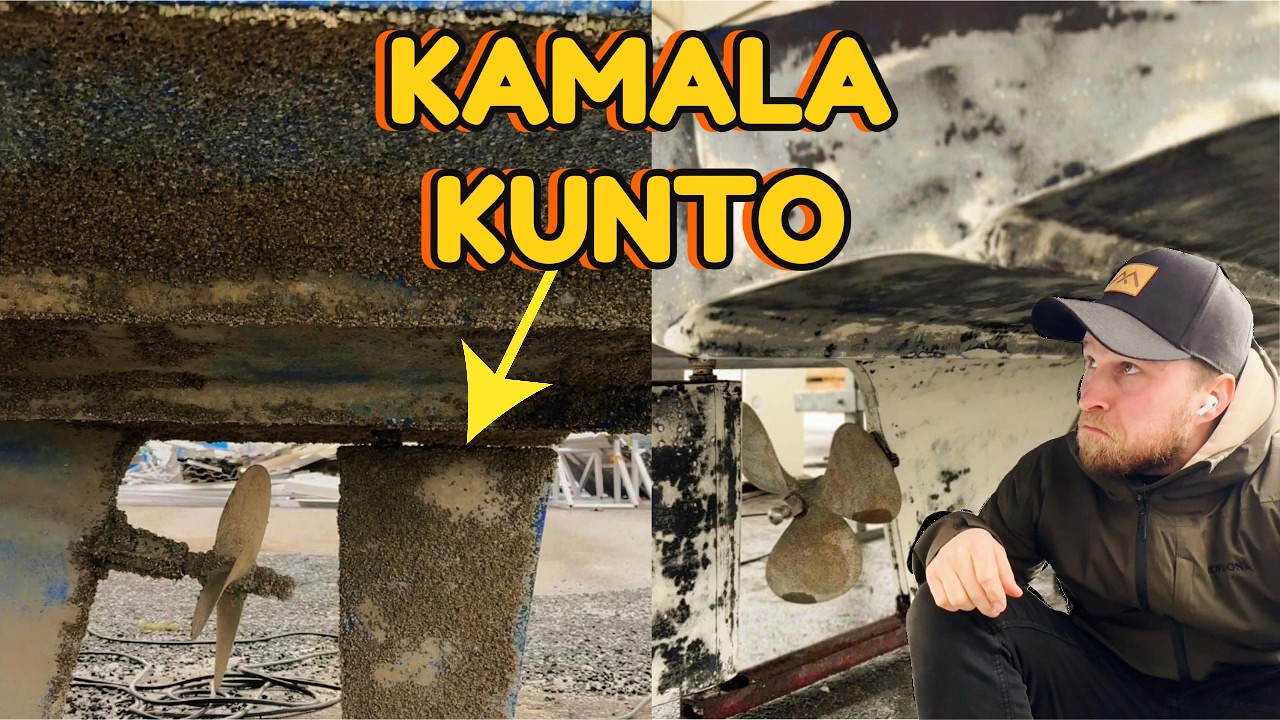 Veneen pohja järkyttävässä kunnossa… mitä sieltä löytyi? | Marino 9000