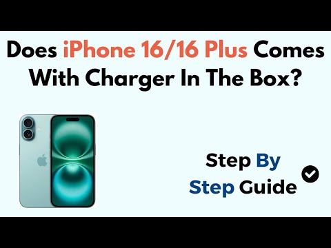 Does iPhone 16/16 Plus Comes With Charger In The Box?