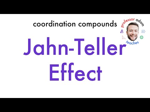 Jahn-Teller Effect - Distortion of Molecular and Coordination Geometries | Professor Adam Teaches