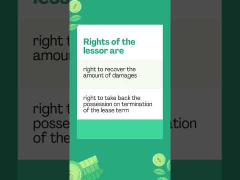 Rights and Liabilities of Lessor