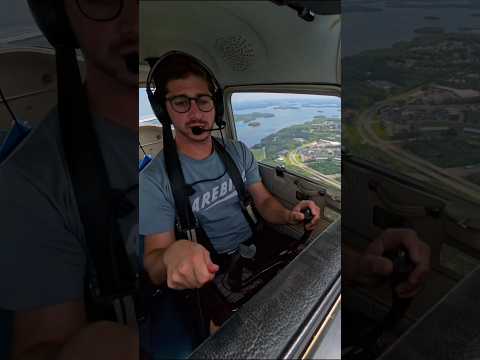 Landing my Cessna 150 at Nashville International (BNA) #airplane #aviation #cessna