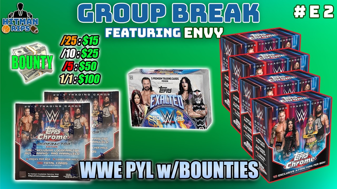 GROUP BREAKS w/ENVY! 1st Solo Stream!