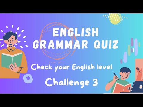 Grammar Quiz | Elementary English Challenge 3 – Test Your Grammar with 20 Questions
