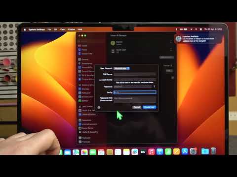 How To Create Admin Account On Macbook Air M2 2023