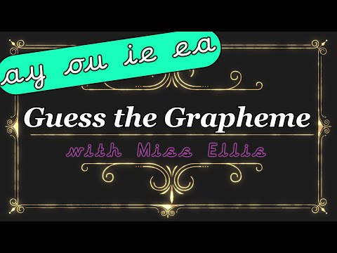 GUESS the Grapheme | ay ou ie ea | Phase 5 Phonics Game | Miss Ellis 💜 #phase5phonics