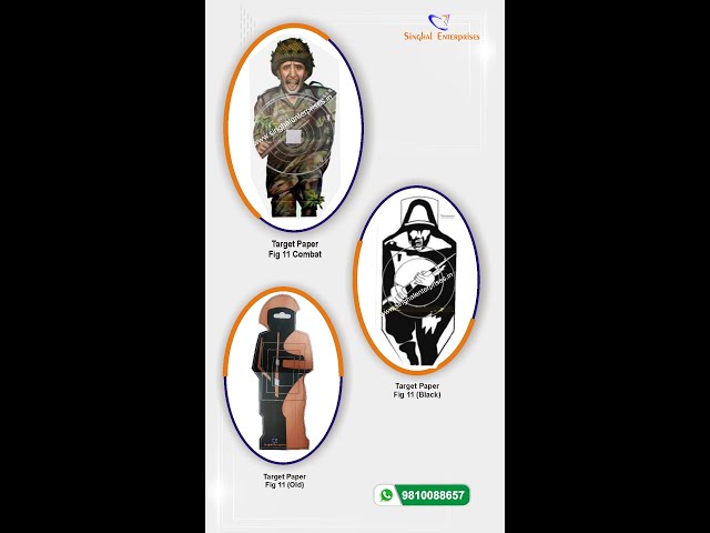 Shooting Target - Combat Target Paper 4x4 Manufacturer from New Delhi