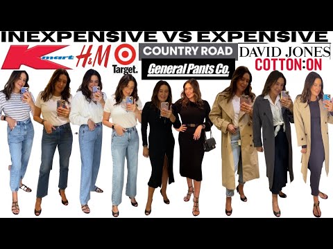 Expensive Vs Cheap | Kmart, H&M, Target, General Pants, David Jones, Levis, Country Road Cotton On