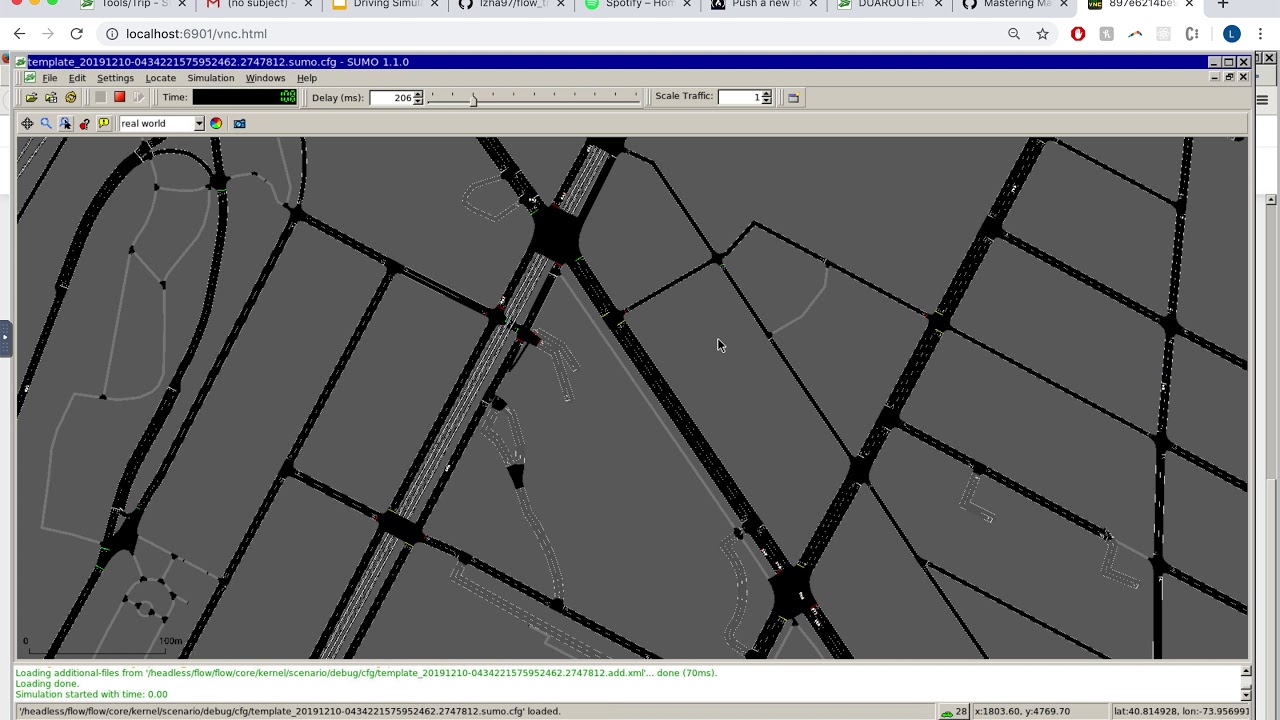 SUMO Simulation in WestHarlem