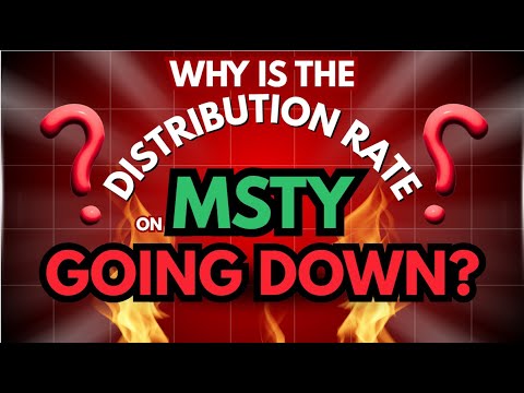 What does the MSTY Distribution Rate on the YieldMax Site ACTUALLY MEAN?