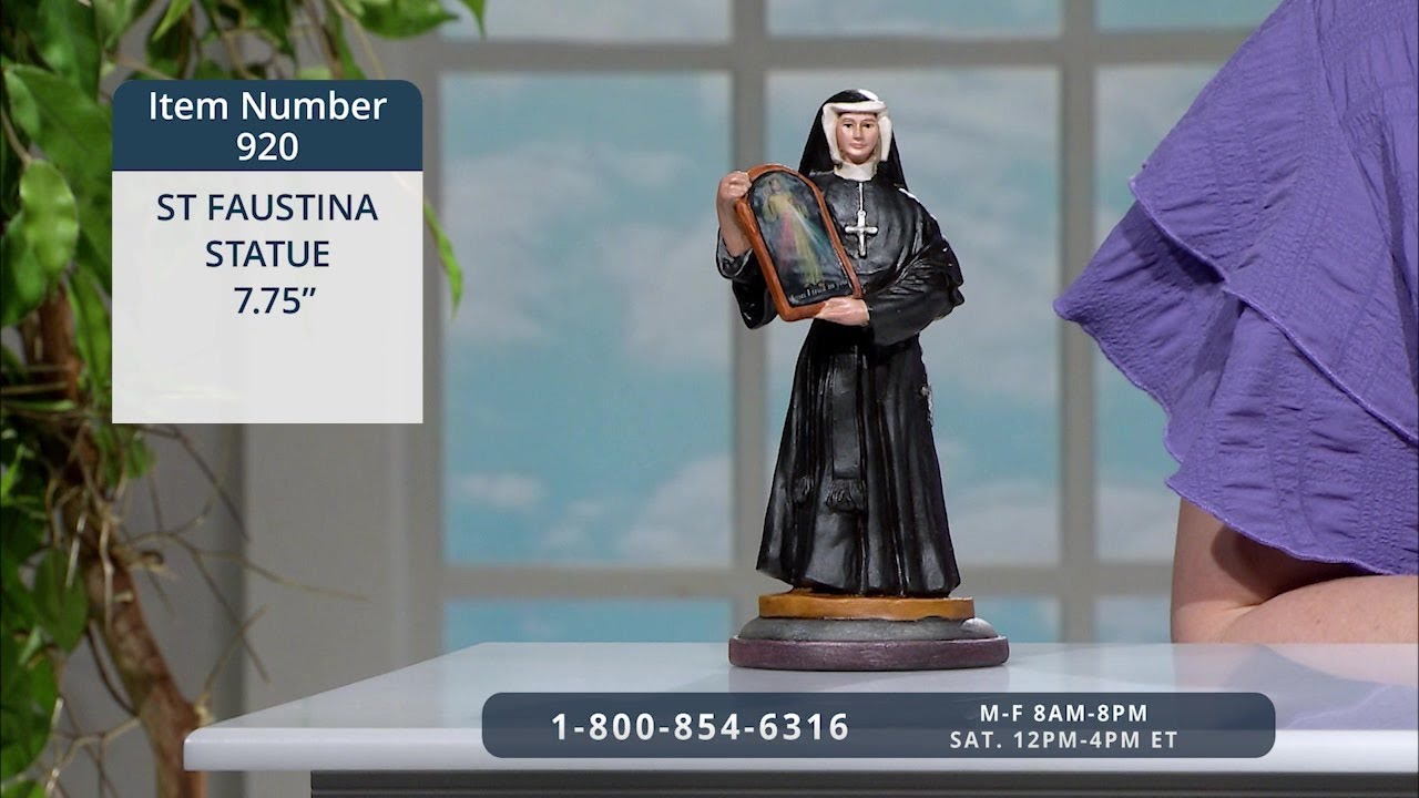 920_ST FAUSTINA STATUE