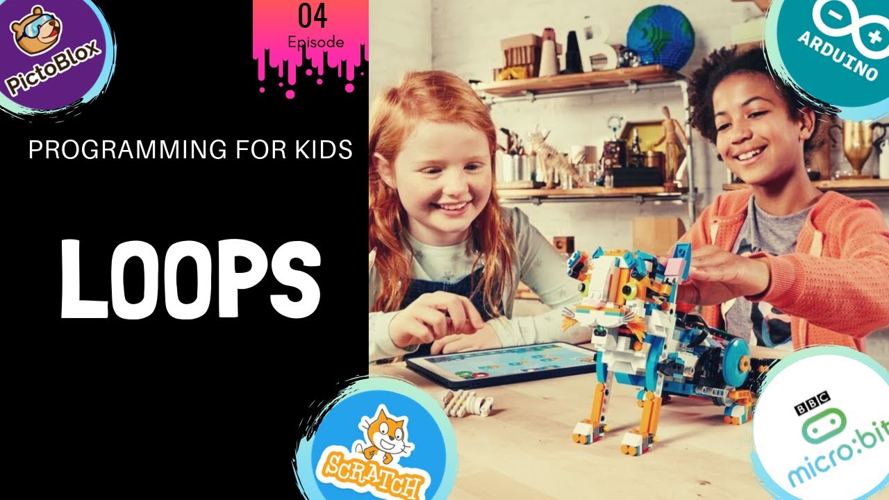 Coding with Scratch: Loops & Repeat (Part 4)  Programming for Kids