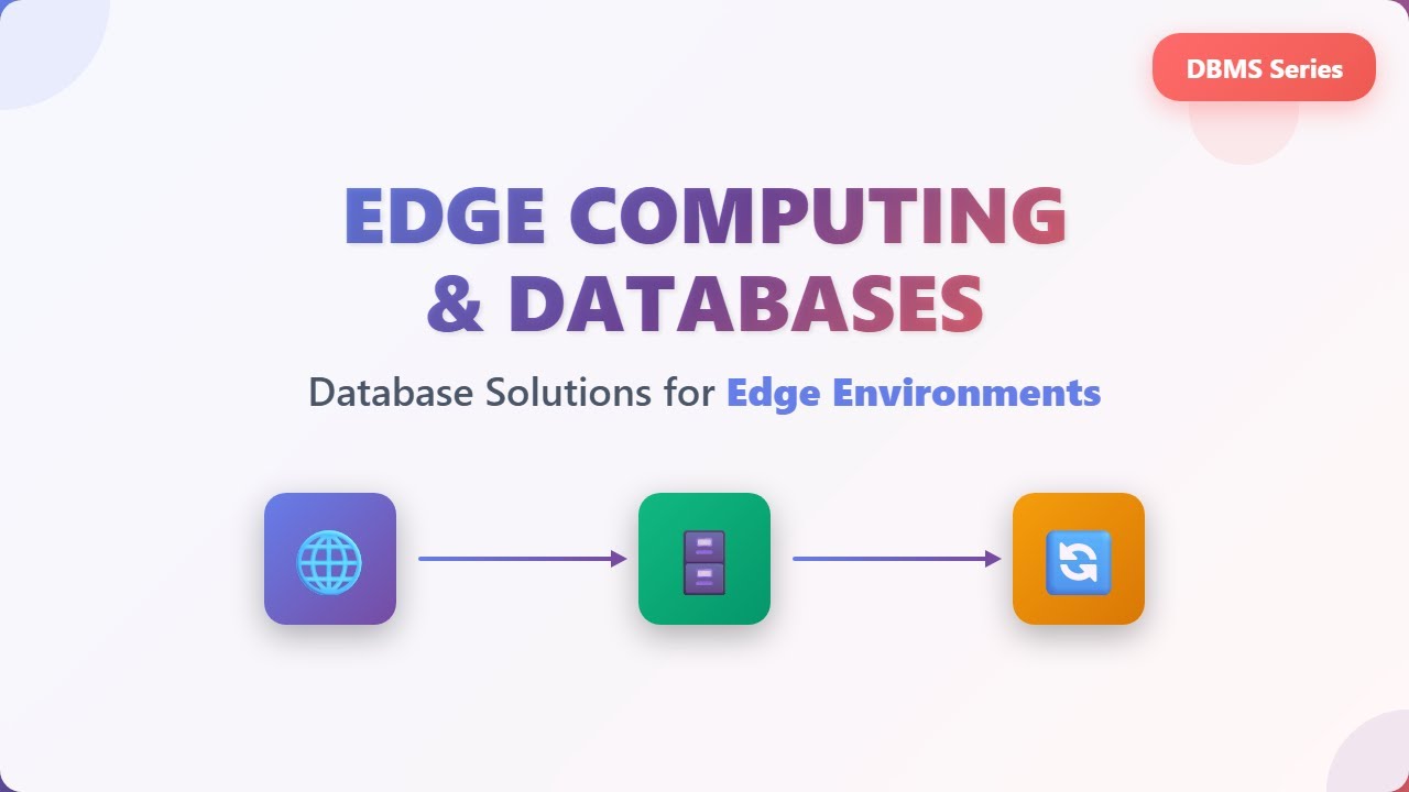 Edge Computing & Databases: A Beginner's Guide to Edge Database Solutions