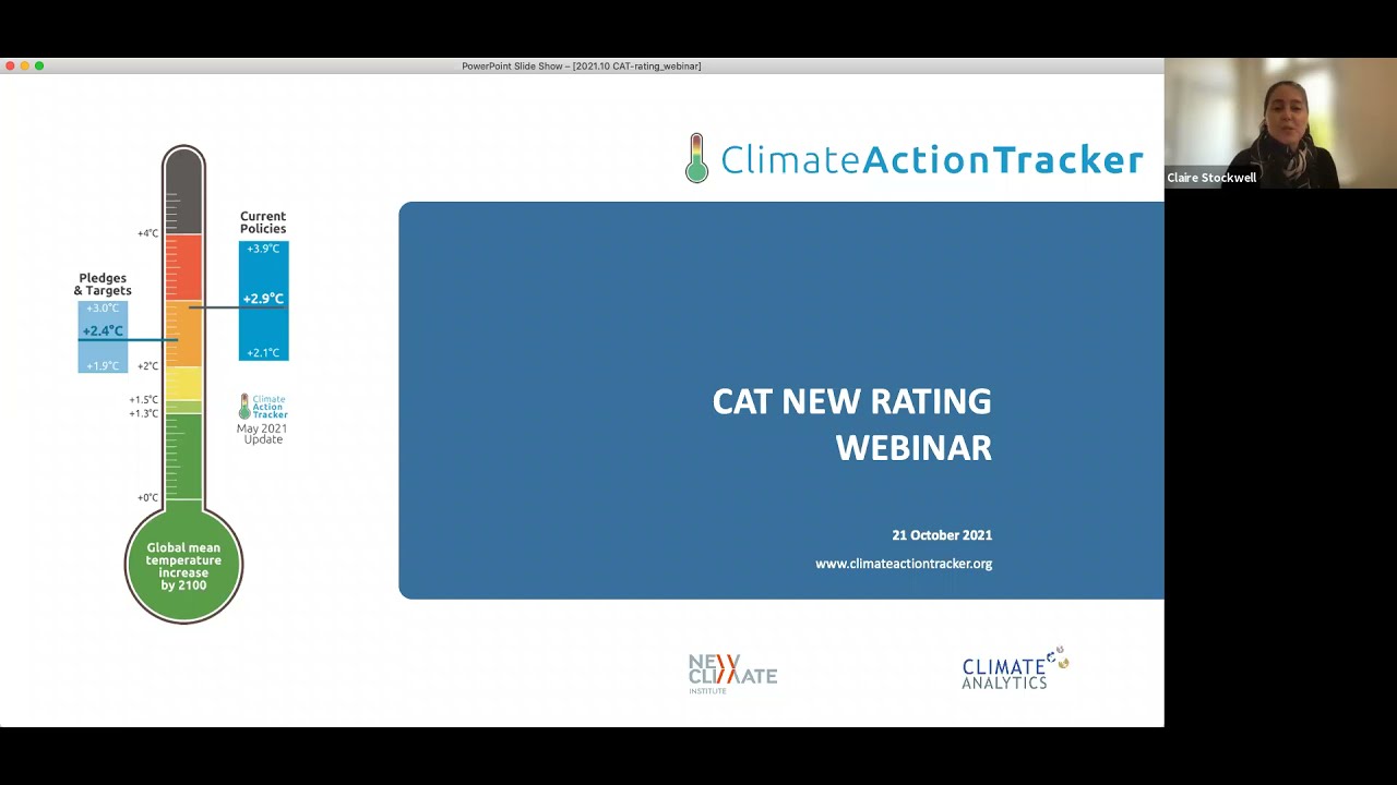 How do the new Climate Action Tracker ratings work? - Virtual Event 21 October 2021 - Recording