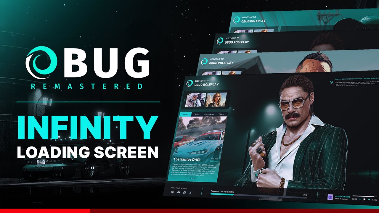 [RELEASE] 0Bug Infinity UI Package - Loading Screen, Multicharacter, Spawn Selector, Pause Menu ...