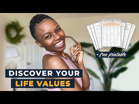 WHAT ARE YOUR CORE VALUES IN LIFE? 🤓 » Easy Core Values Exercise (+100 core values examples)