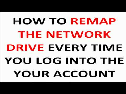 How to map and share network drives with Command Line