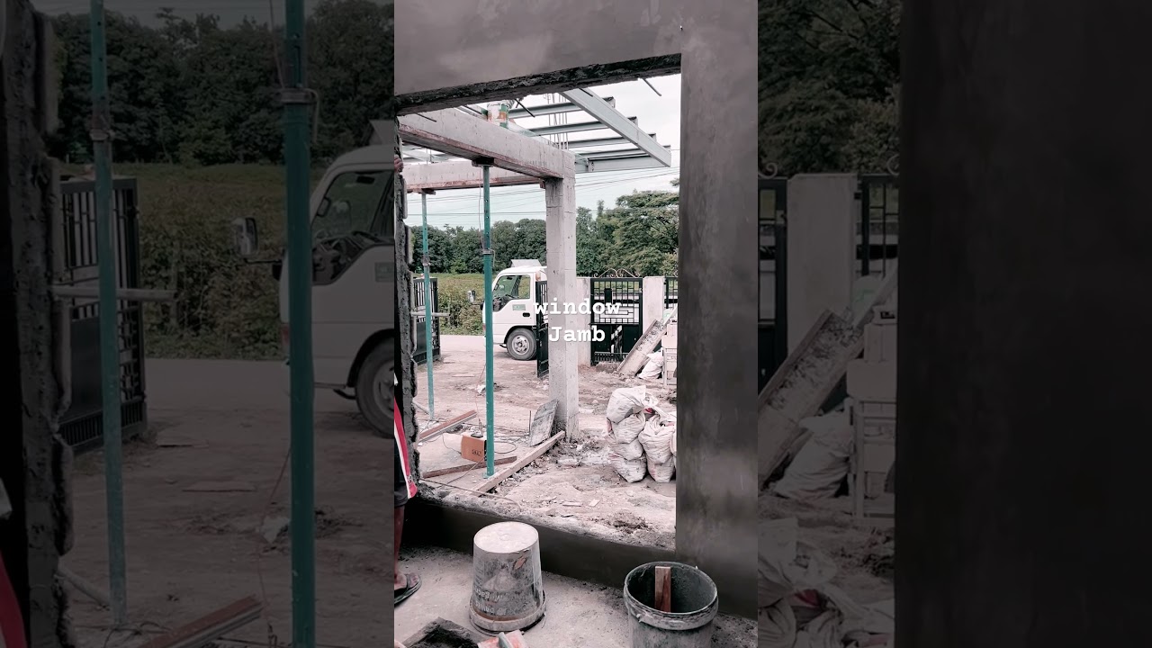 Concrete window Jamb #construction #civilengineering #architecture #hardware