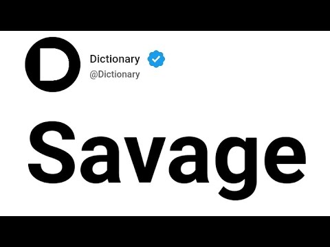 Savage Meaning In English